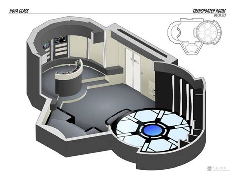 Nova Class Transporter Room By Falke2009 Star Trek Ships Star Trek