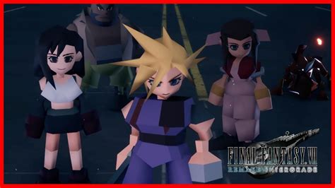 Playing Ff7 Ps1 In Ff7r Final Fantasy 7 Remake Mod Showcase Youtube