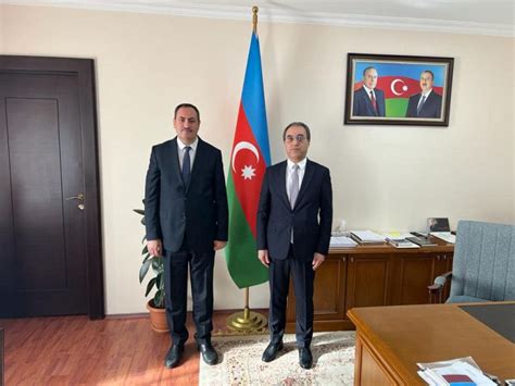 Anar İbrahimov Türkiyənin Naxçıvandakı Baş Konsulu Ilə Görüşüb