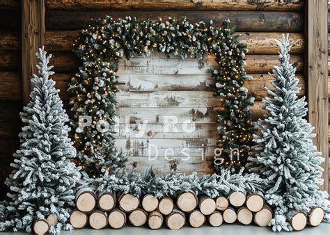 Avezano Winter Christmas Candy Town Photography Backdrop Designed By