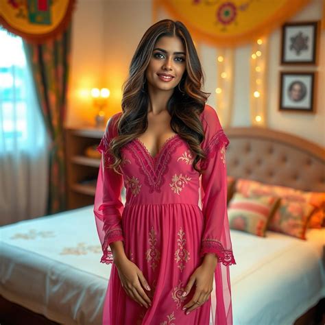 Stunning Desi Night Dress Elegance Meets Tradition