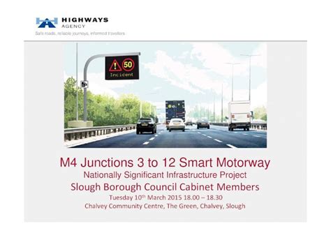 Pdf M4 Junctions 3 To 12 Smart Motorway Uk · M4