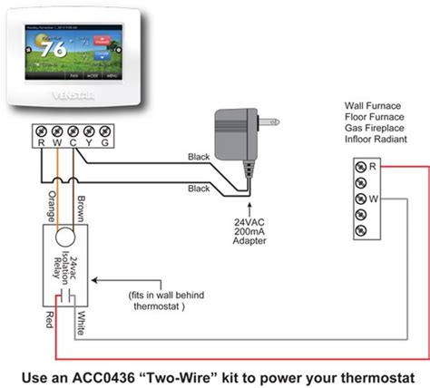 2 Wire Thermostat Wiring Diagram