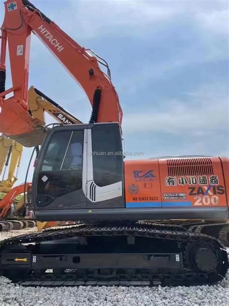 Working Well 20ton Hitachi Zx200 3 Crawler Excavator Used Zaxis 200