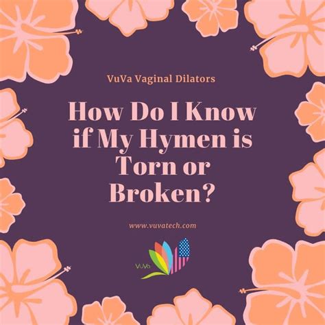 How Do I Know If My Hymen Is Torn Or Broken Vuvatech