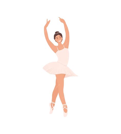 Ballet Dancer Girl Cartoon Girl Woman Classical Choreography Dancer
