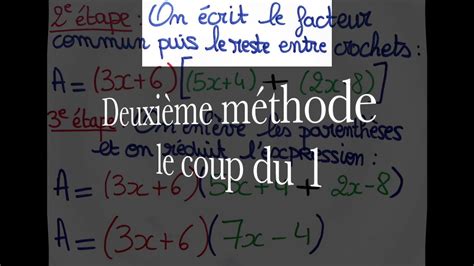 Comment Factoriser Une Expression Youtube