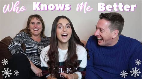 Who Knows Me Better Mum Vs Dad Youtube