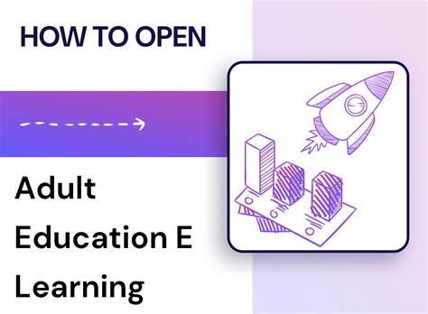 How To Open An Adult Education E Learning Platform