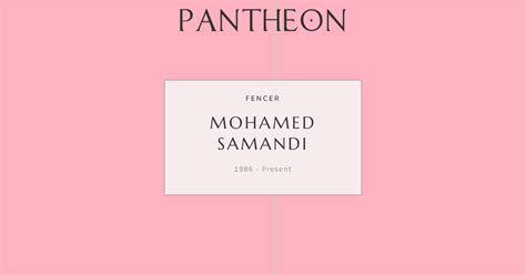Mohamed Samandi Biography Pantheon