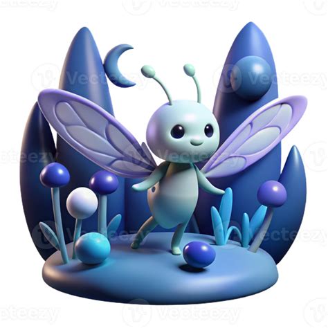 Dramatic Classic A Tiny Sprite With Dragonfly Wings Flitting Through A
