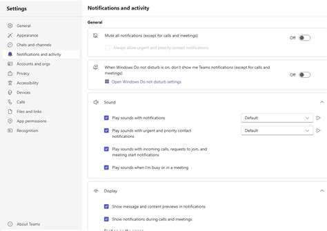 Mute All Other Sounds When Receiving A Call In The Ms Teams App On Windows 11 Does Not Work
