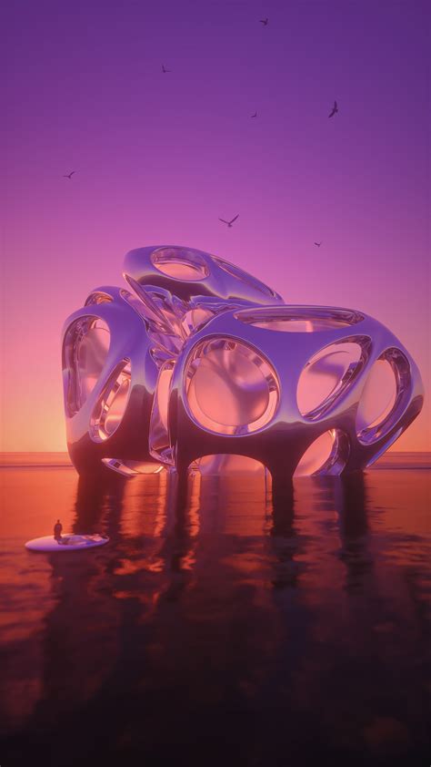 Abstract 3d Cgi Sunset Renders Collection 2020 On Behance
