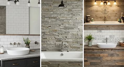 15 Simple And Stunning Rustic Bathroom Backsplash Ideas