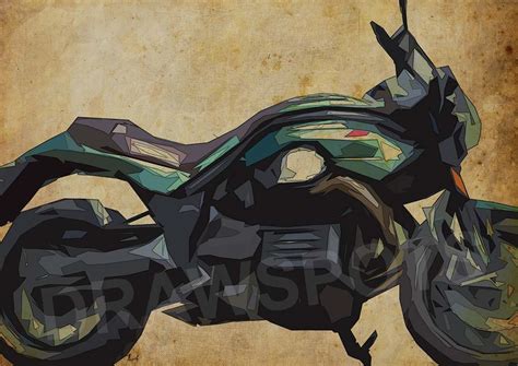 2015 Moto Guzzi Griso For Dave 12x8 50 In To 60x42 In Original Art Original T For Bikers