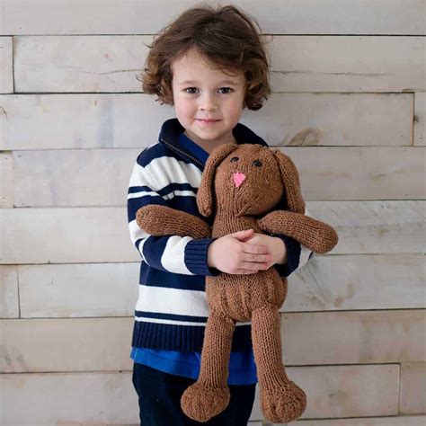 Flat Knit Bunny Knitting Pattern