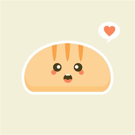 Bread Drawing Cute