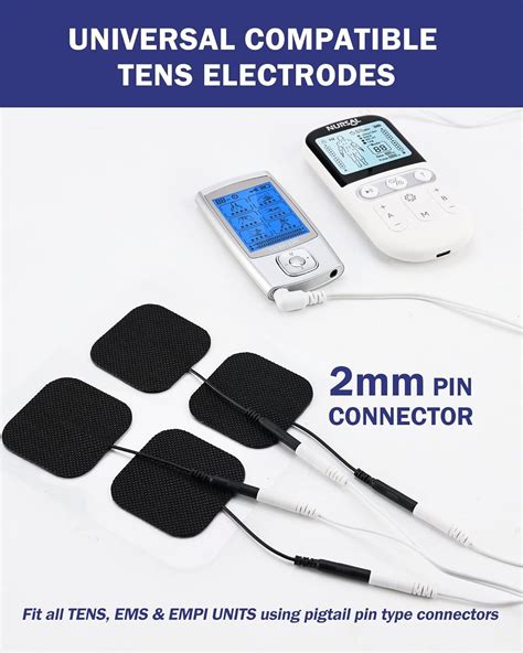 Buy Nursal Tens Unit Replacement Pads Reusable Self Adhesive