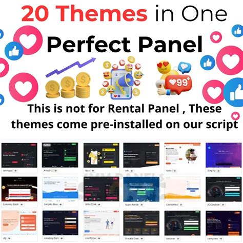 Perfect Panel Script 20 Premium Themes Included 2024