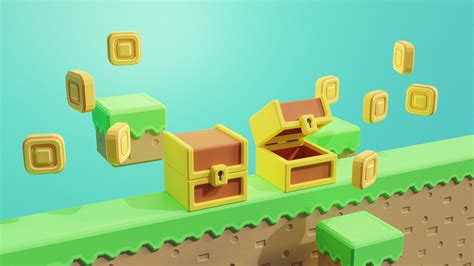 Amin Bayat Platform Game Assets 3d