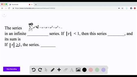 SOLVED A The R Th Term Of A Series Is R R Find The Sum Of The First N Terms Of The