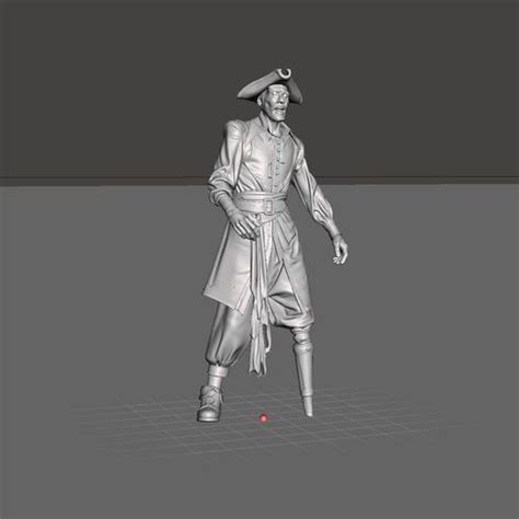Pirate Clark Backrooms Agent Character Backrooms 3d Stl Backrooms
