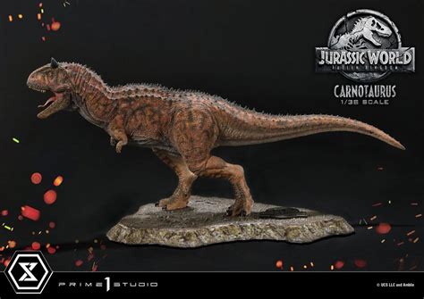 Bems Jurassic World Fall King Carnotaurus Statue 16x33x14cm