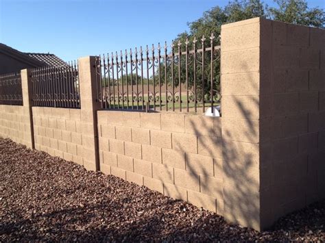 Block Fences Cinder Block Fencing Ideas Cinder Block Fence Ideas