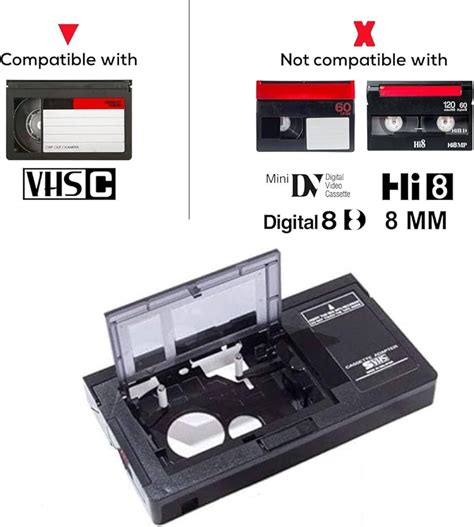 Vhs C Cassette Adapter Compatible With Vhs C Svhs 43 Off