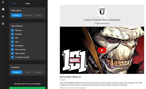 Best Modern YouTube Gallery Widgets For Websites In