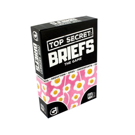 Top Secret Briefs Social Deduction Game Board Game Barrister
