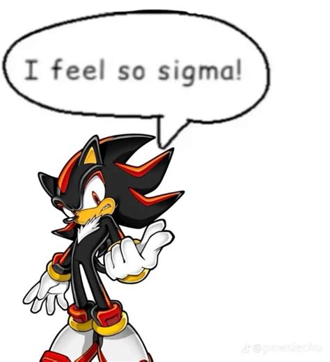 Shadow The Hedgehog Sigma Creds To Whoever Made This Sonic