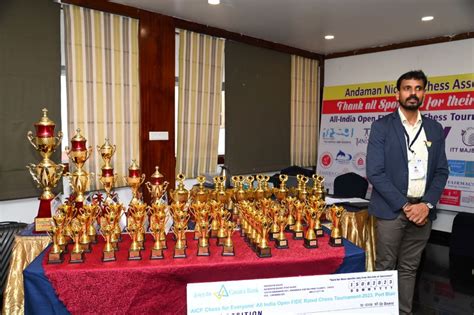 Pradeep Tiwari Clinches Chess For Everyone Rating Open 2023 In Andaman And Nicobar Islands