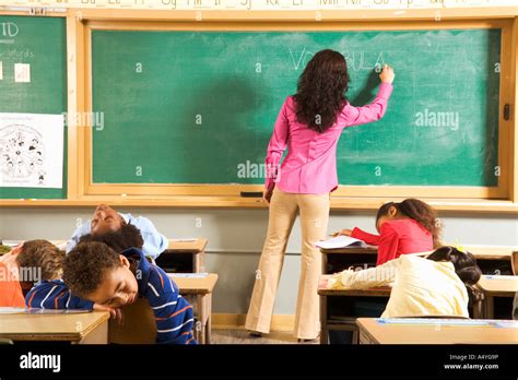 Students Sleeping In Class While Teaching
