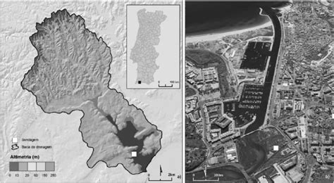 The Bensafrim Drainage Basin And Aerial View Of Estuary And The Town