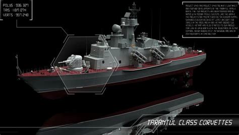 Tarantul Class Corvettes 3d Model