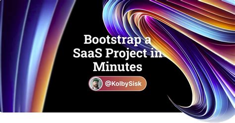 Endatec Soluciones On Linkedin Bootstrap A Saas Project In Minutes With Nextjs Supabase And