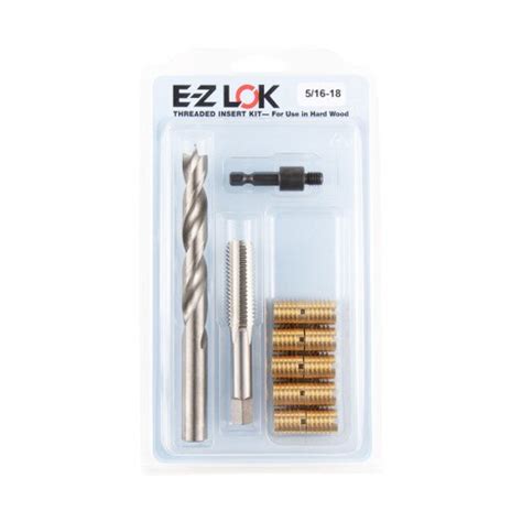 E Z Knife™ Threaded Insert Installation Kit With Tap For Hard Wood
