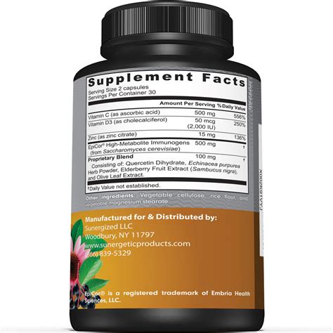 Advanced Immune Support Supplement 60 Capsules