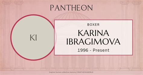 Karina Ibragimova Biography Pantheon