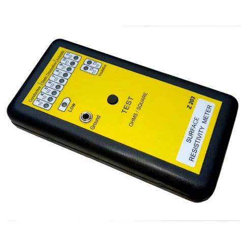250 V Surface Resistivity Meter At ₹ 4200 Piece In Noida Id 2851607584362