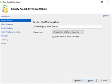 Setup Sql Server Always On Basic Availability Groups