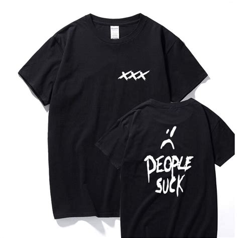Xxxtentacion T Shirts People Suck Logo Classic T Shirt Xxxtentacion