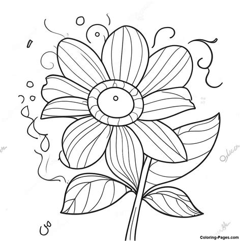 Charming Pink Flowers Coloring Page Coloring Page Free Printable Pdf