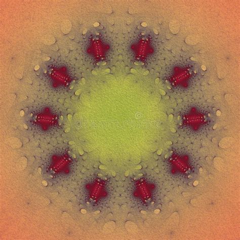 3d Decagon Fractal Pattern Stock Illustration Illustration Of Produce