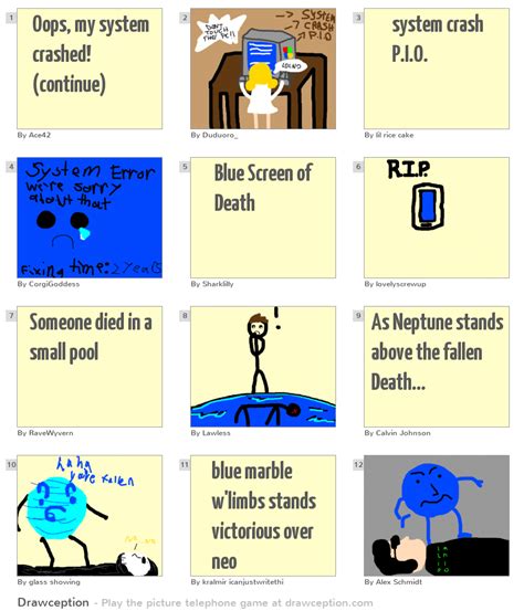 Oops My System Crashed Continue Drawception