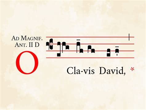 O Clavis David And Magnificat Verbum Gloriae