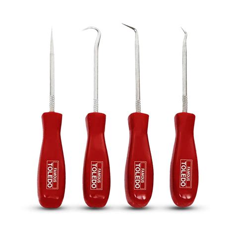 Toledo 301043 4 Pce Minature Pick And Hook Set