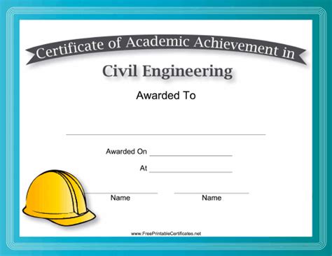 Engineering Certificates Printable Airline T Certificate Templates