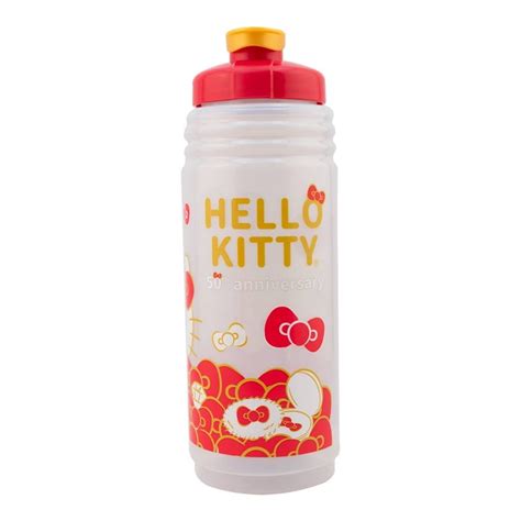 Botella 800 Ml Prichos Hello Kitty Con Tapa De Rosca Y Tapon Hello